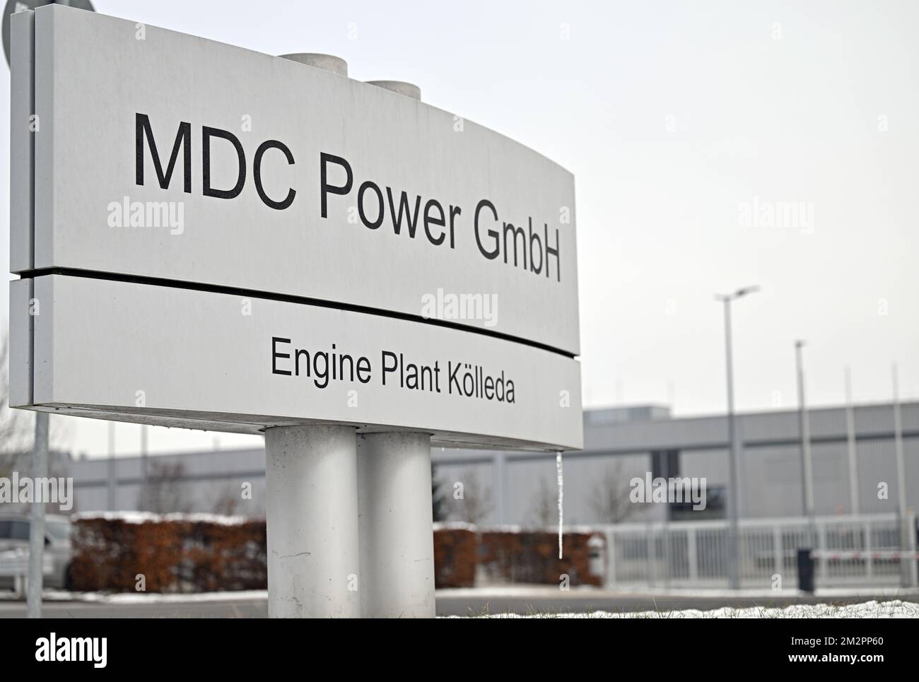14 December 2022, Thuringia, Kölleda: The engine factory of MDC Power ...