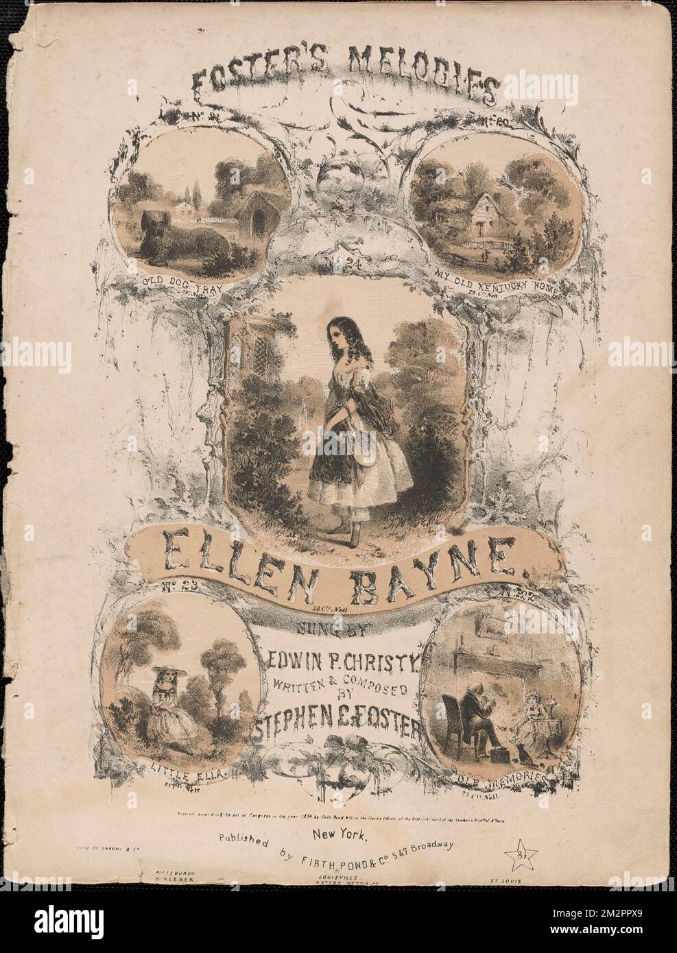 Ellen Bayne : Sung by Edwin P. Christy ,. Graupner and early Boston ...