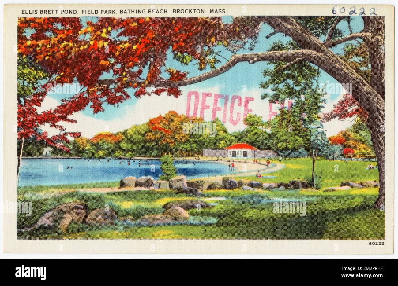 Ellis Brett Pond, Field Park, bathing beach, Brockton, Mass. , Lakes ...