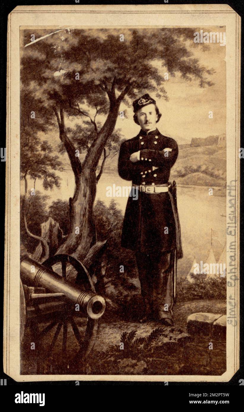 Elmer Ephraim Ellsworth , Military officers, Ellsworth, E. E. Elmer ...