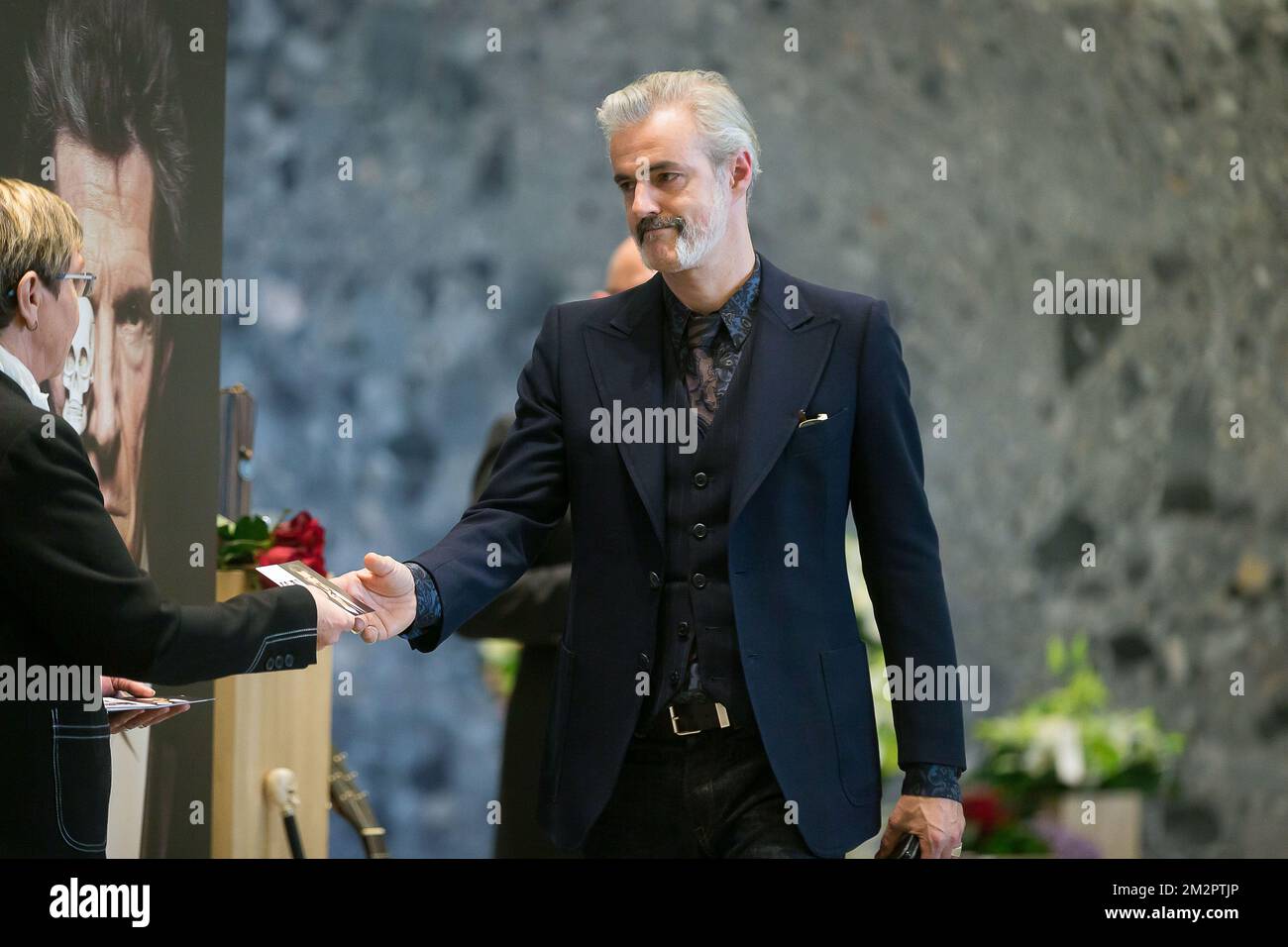Singer-guitarist Ruben Block of Triggerfinger pictured during the ...