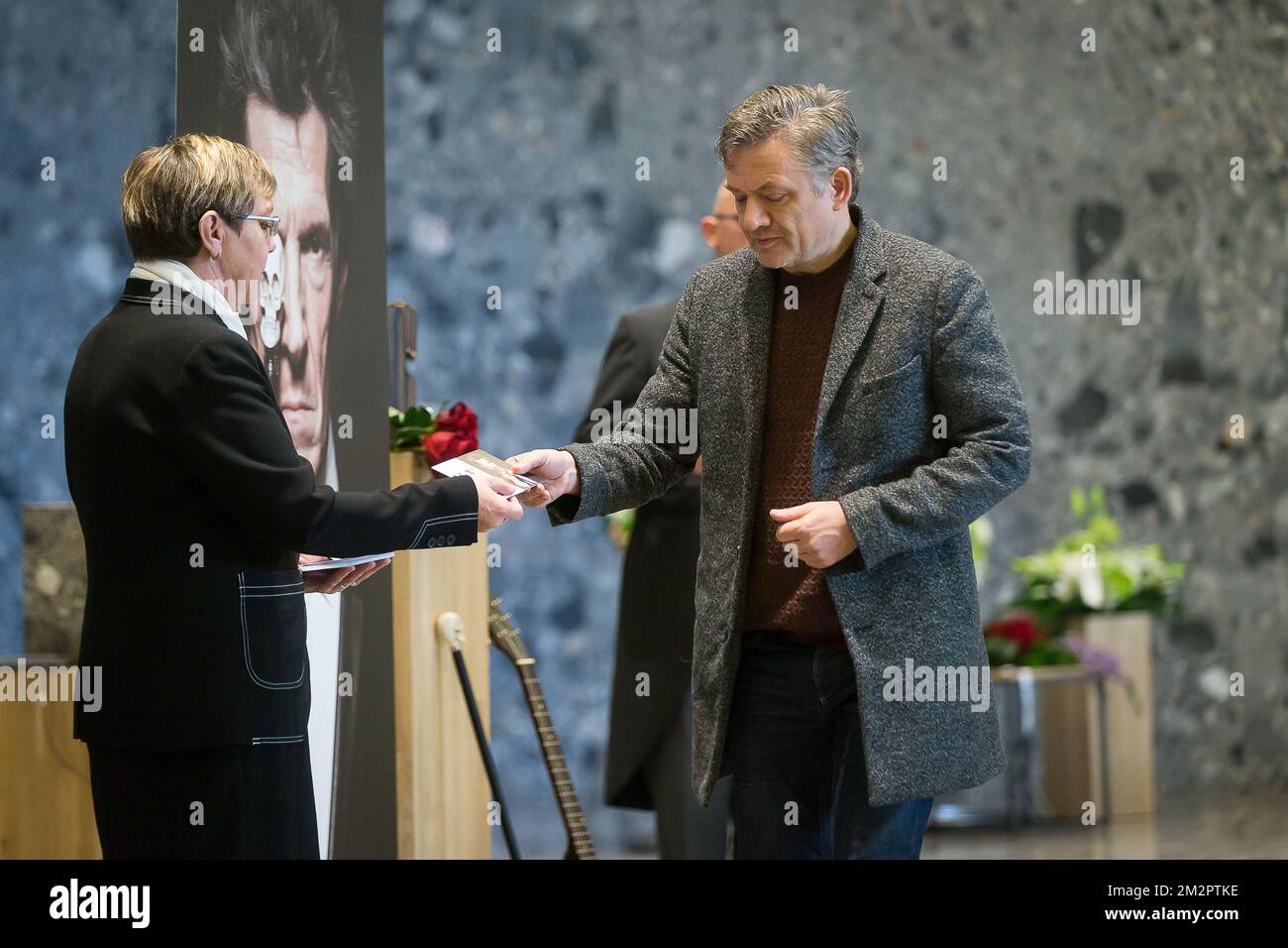 Singer and television presenter Bart Peeters pictured during the ...