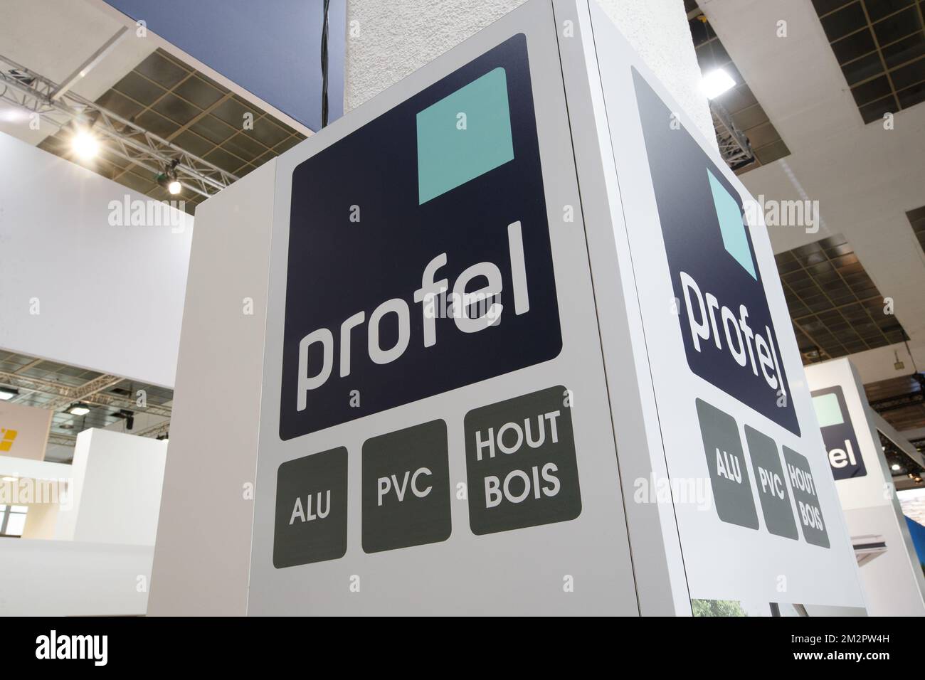 Illustration picture shows Profel logo during the opening of the 2019 ...