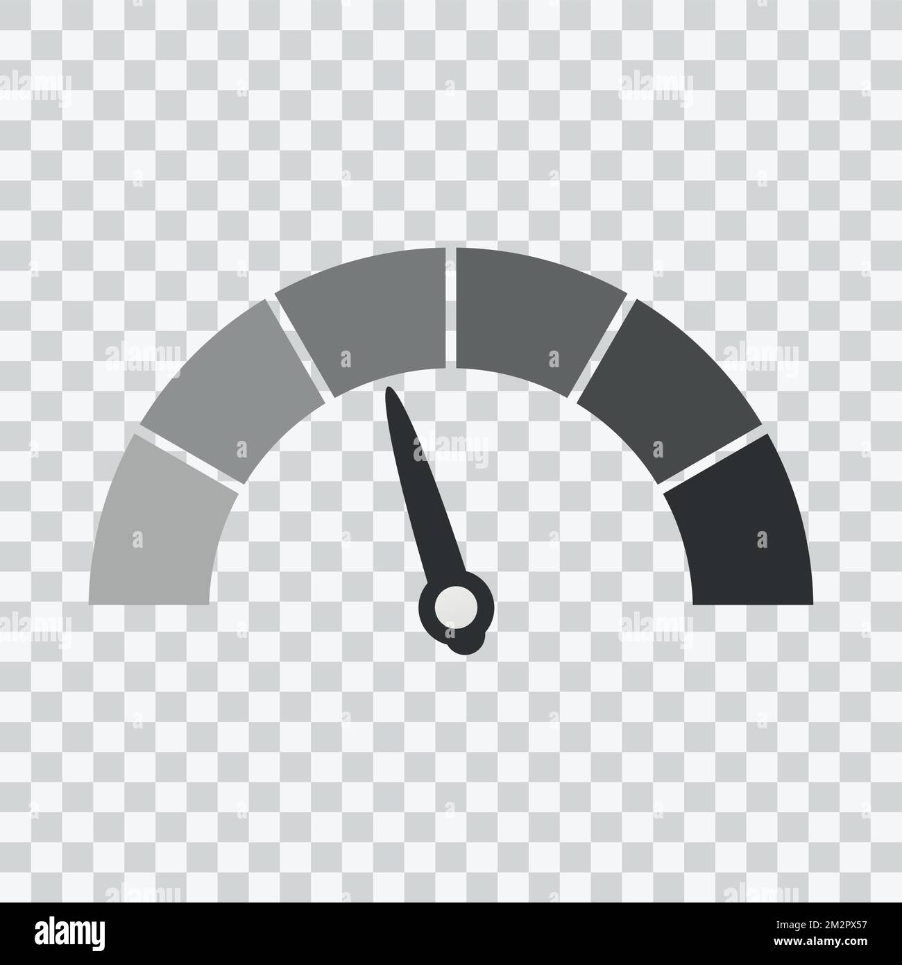 The measuring device icons. Sign tachometer, speedometer, indicators ...
