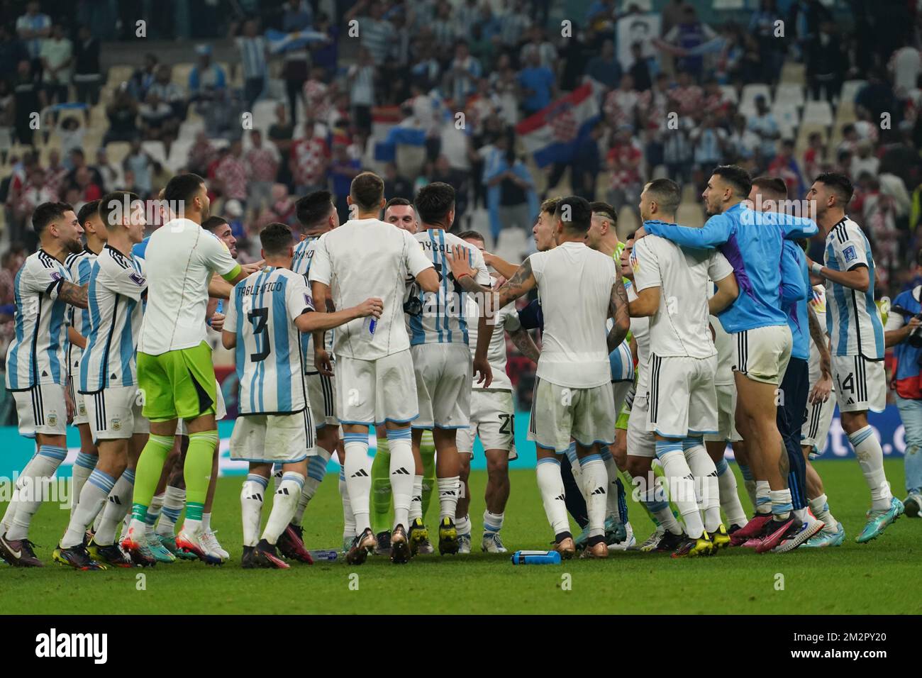 Lusail, Qatar. Fifa World Cup. Match 61. Argentina vs Croatia. 13th ...