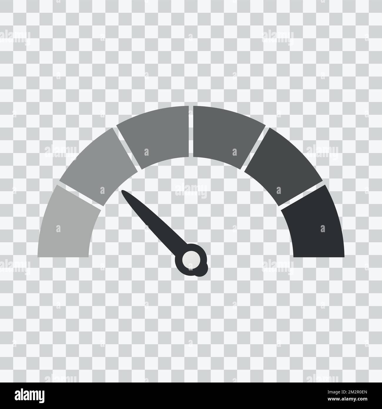 The measuring device icons. Sign tachometer, speedometer, indicators ...