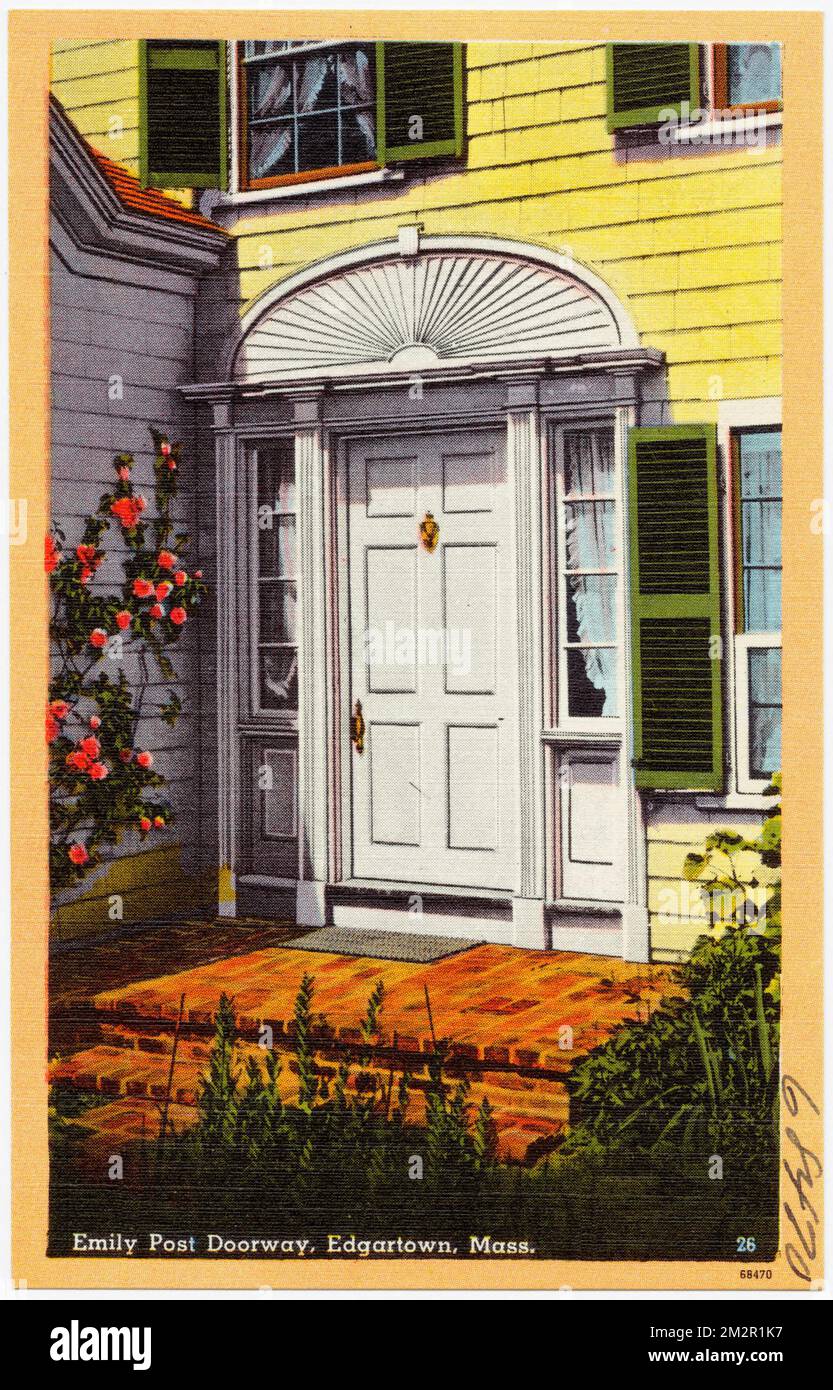 Emily Post doorway, Edgartown, Mass. , Doors & doorways, Post, Emily ...