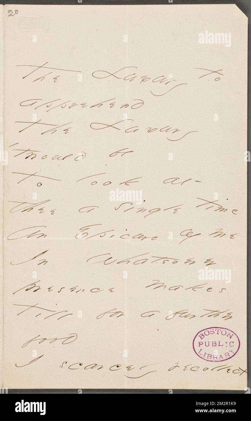 Emily Dickinson, Amherst, Mass., autograph manuscript poem: The luxury ...