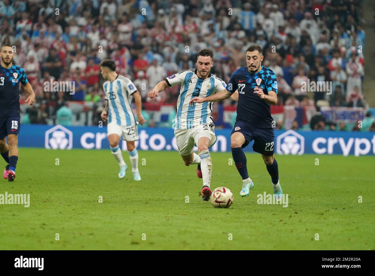 Lusail, Qatar. Fifa World Cup. Match 61. Argentina vs Croatia. 13th ...