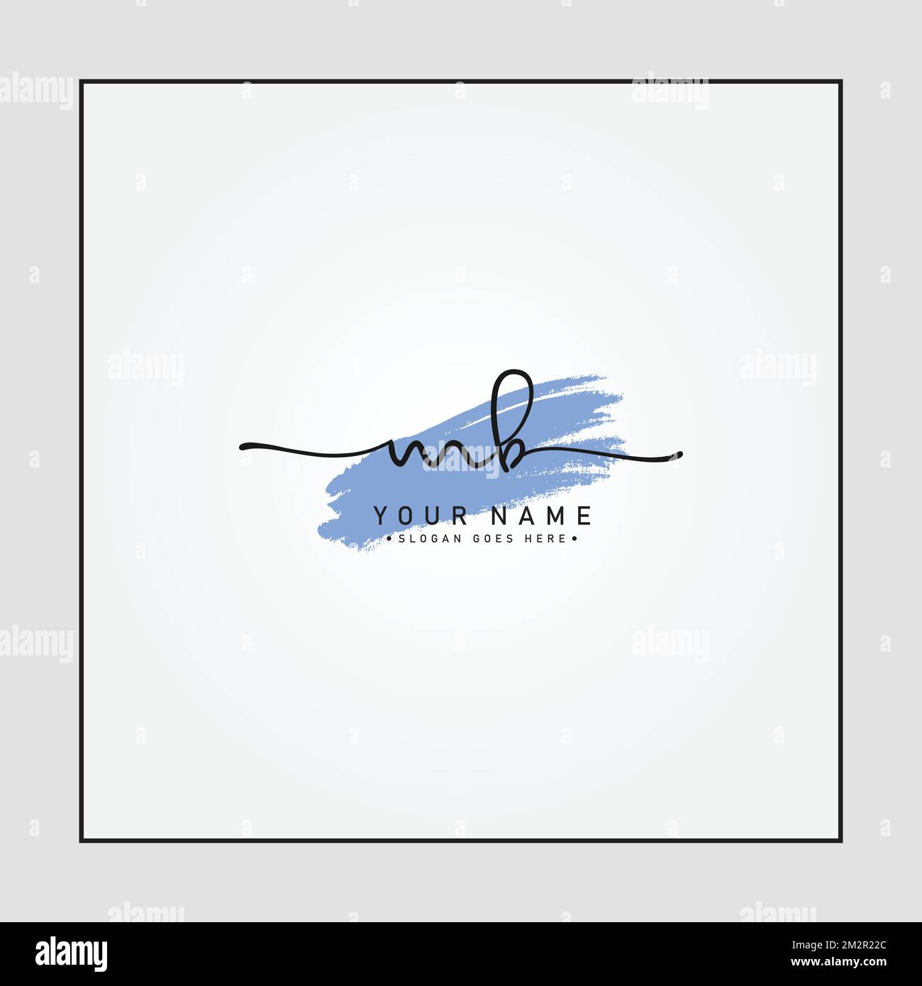 Simple Signature Logo for Alphabet MB - Signature for Photography and ...