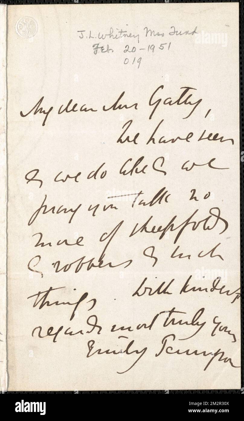 Emily tennyson hi-res stock photography and images - Alamy