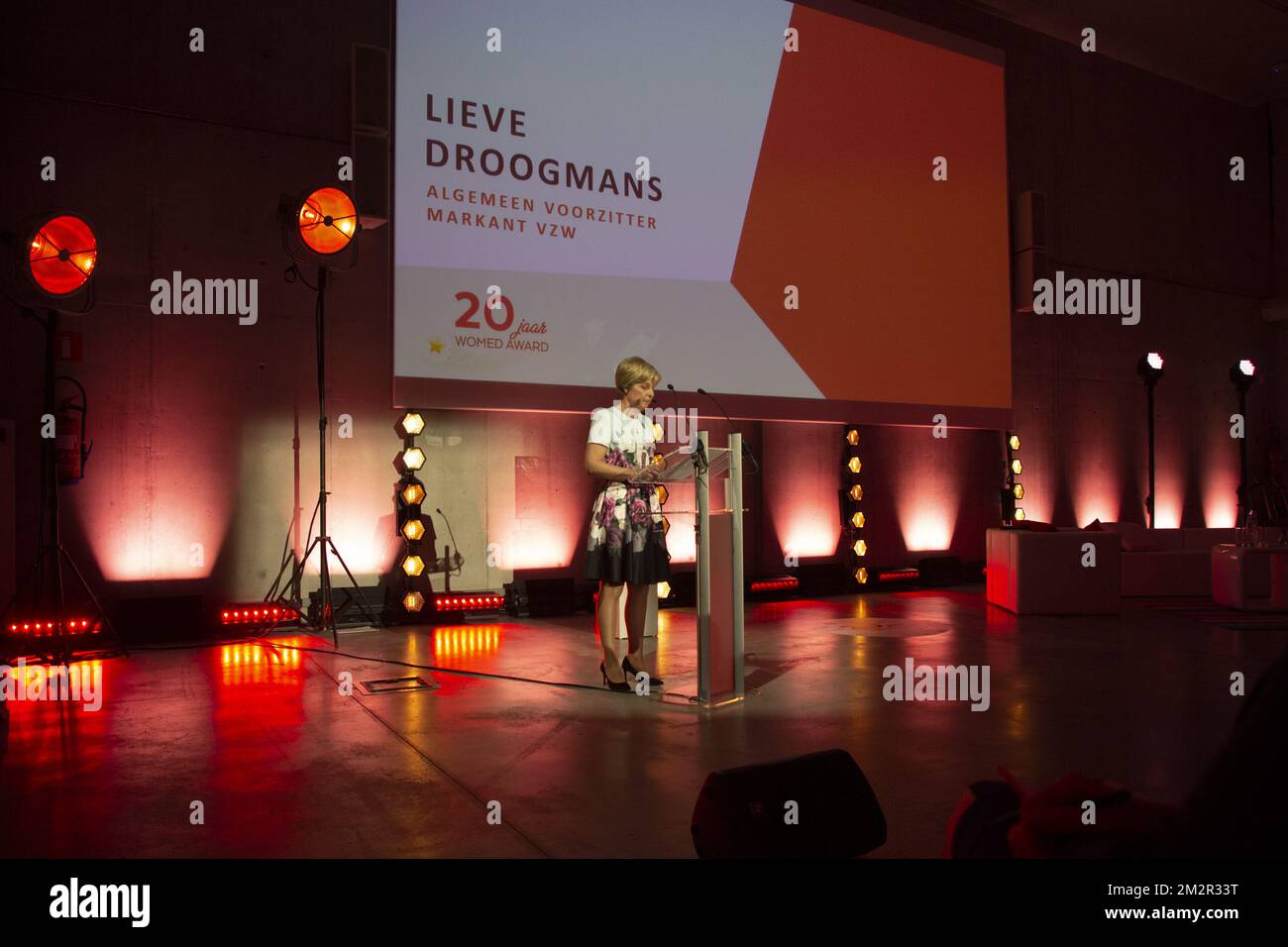 Lieve Droogmans pictured at the 20th edition of the award ceremony of ...