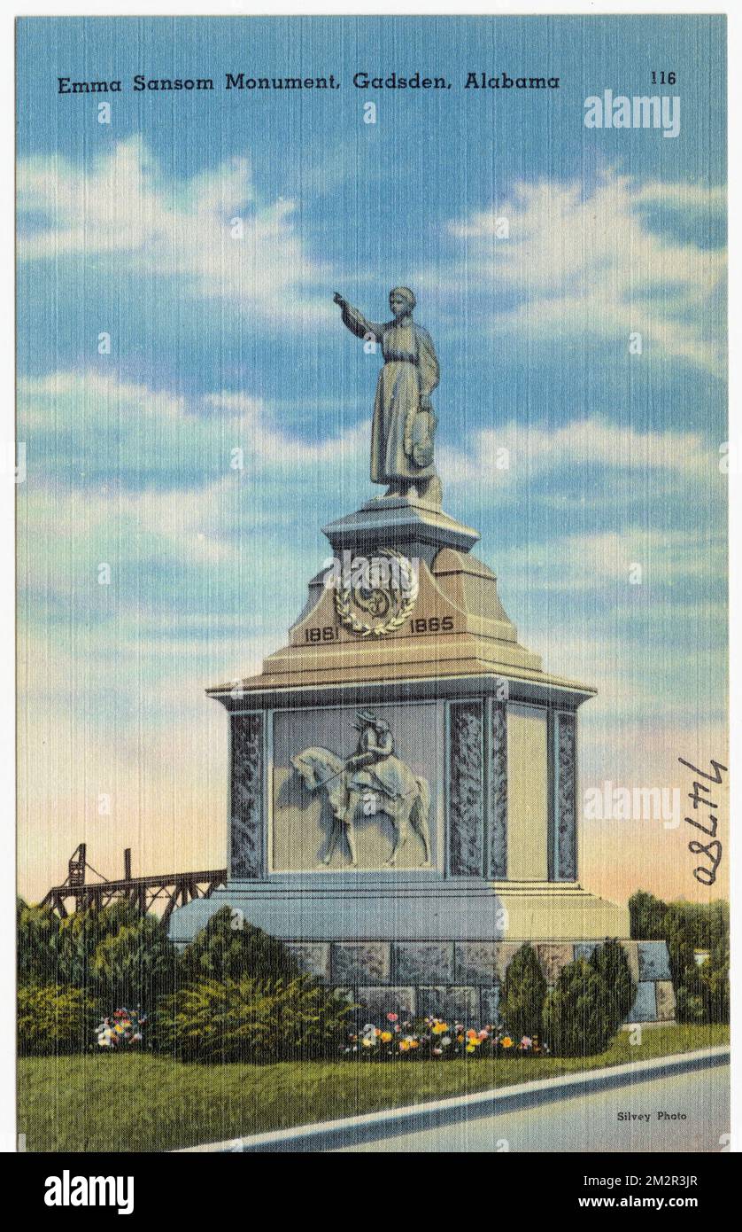 Emma Sansom Monument, Gadsden, Alabama , Monuments & memorials, Tichnor ...