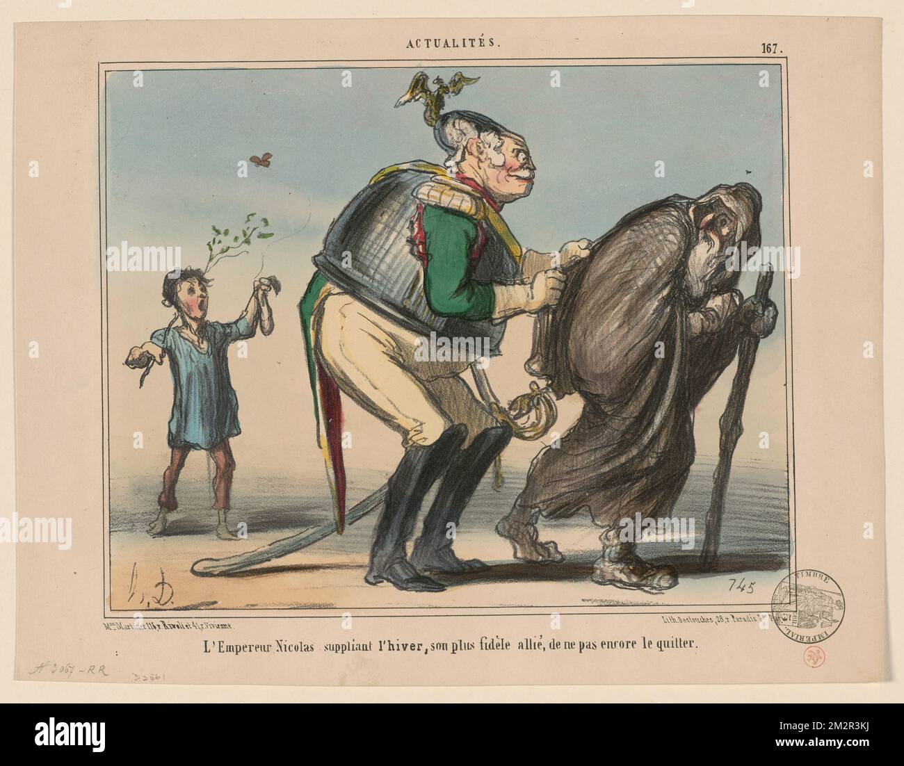 L'Empereur Nicolas suppliant l'hiver... , Emperors, Nicholas I, Emperor ...