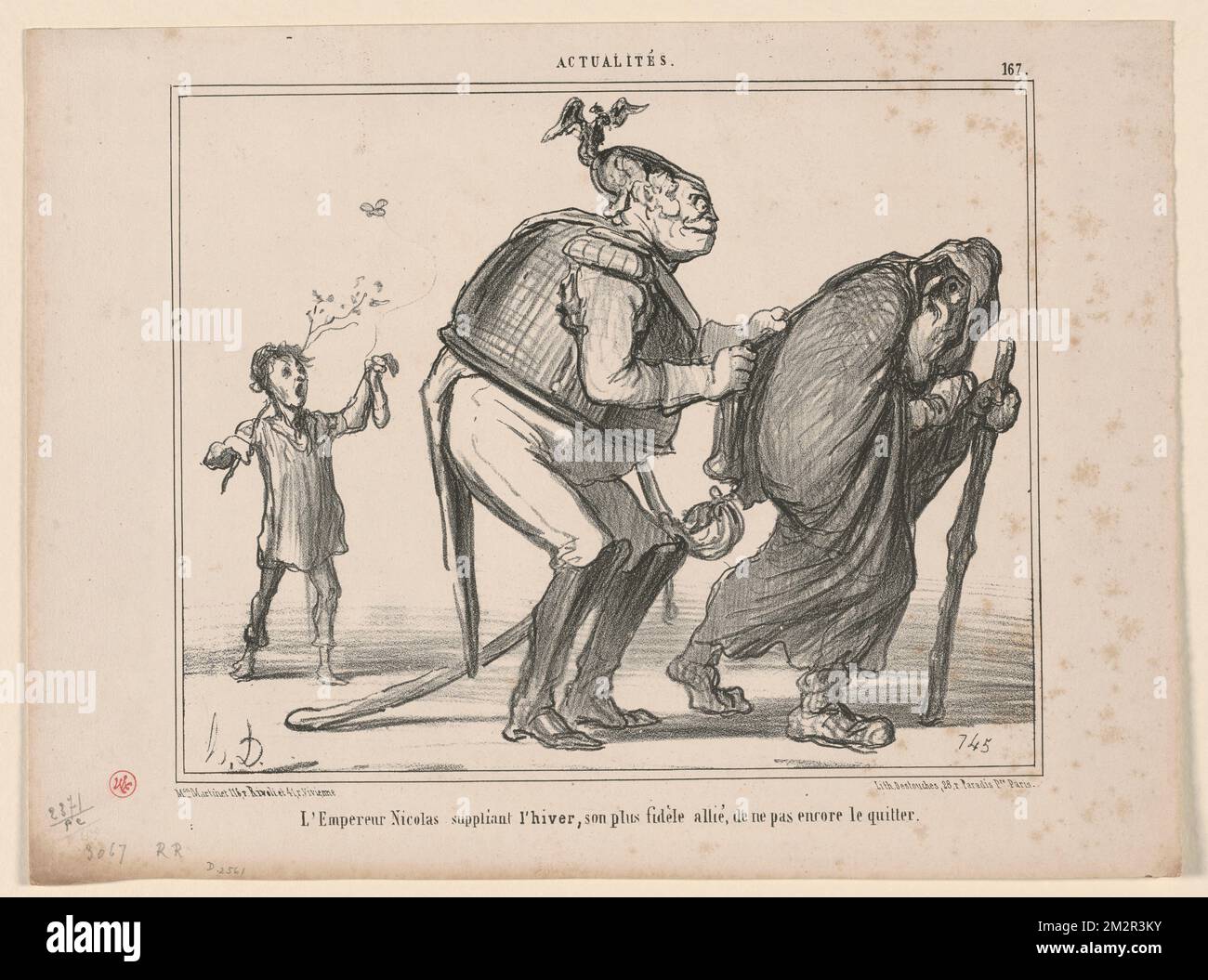 L'Empereur Nicolas suppliant l'hiver... , Emperors, Nicholas I, Emperor ...