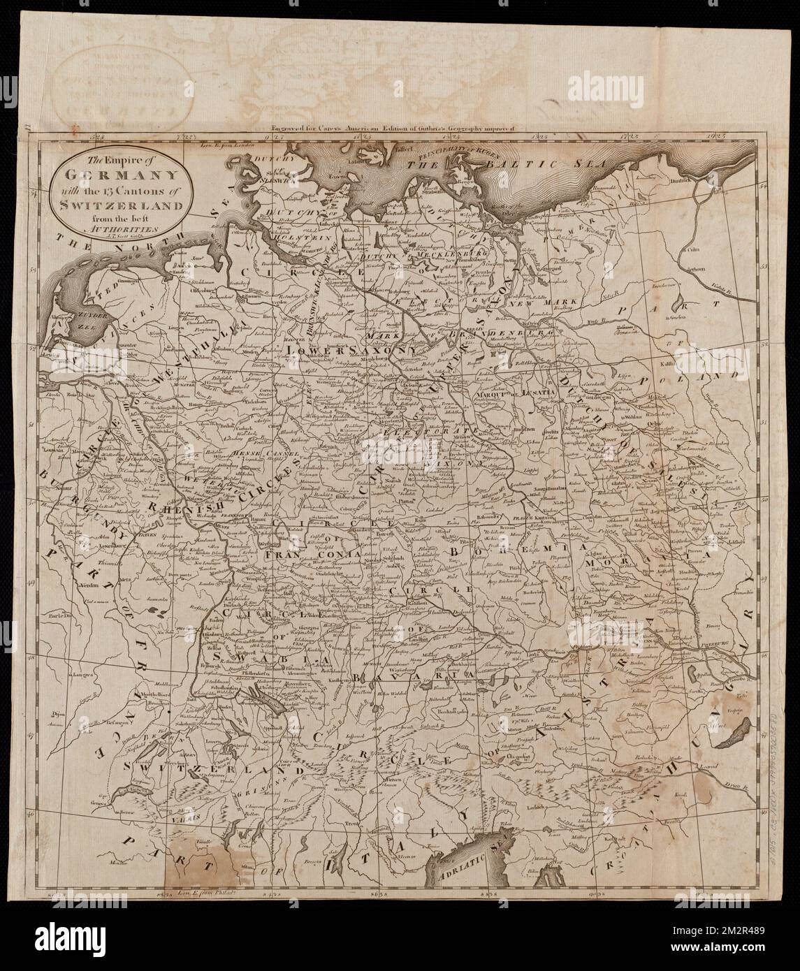 The empire of Germany with the 13 cantons of Switzerland from the best ...