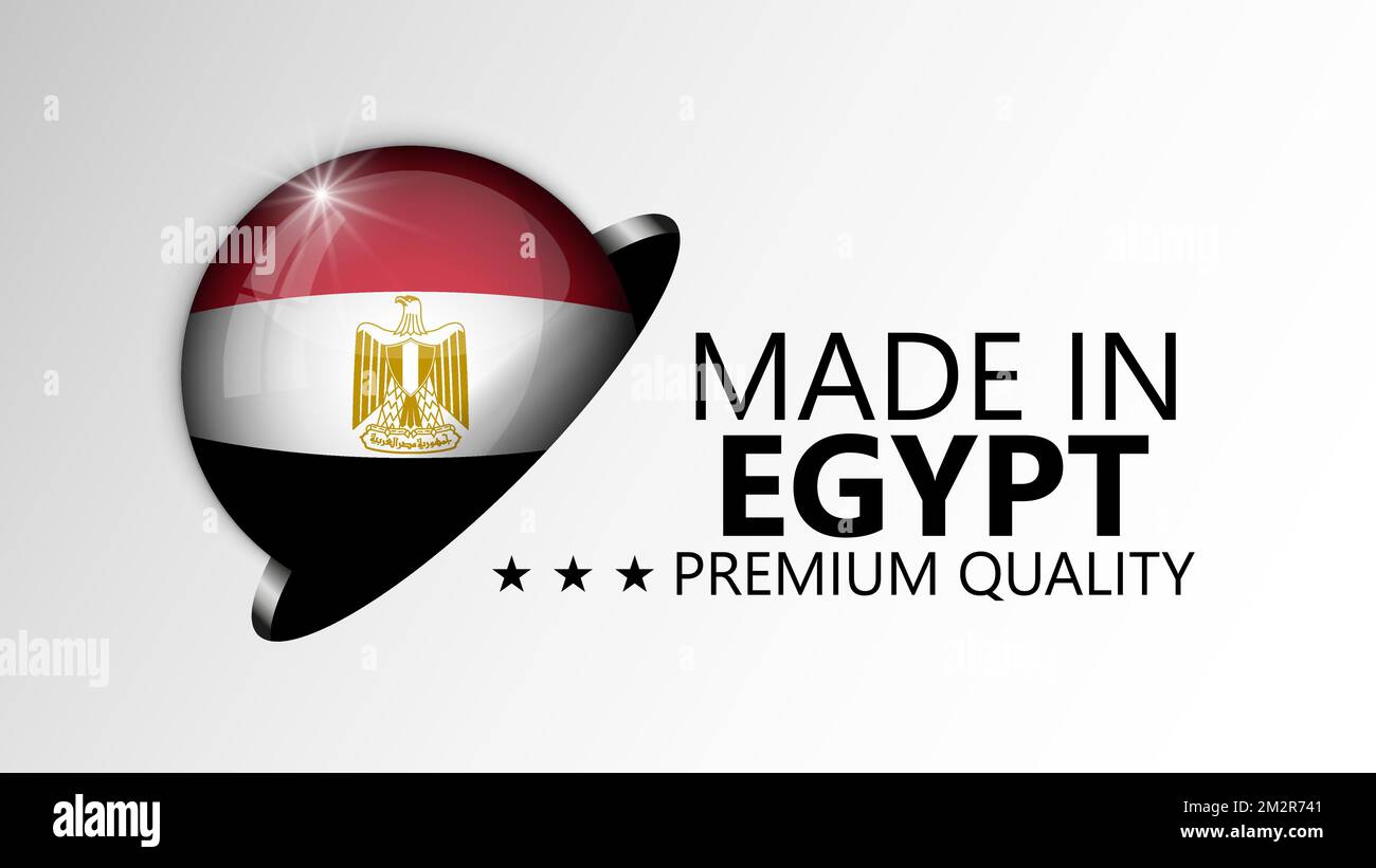 Made in Egypt graphic and label. Element of impact for the use you want ...