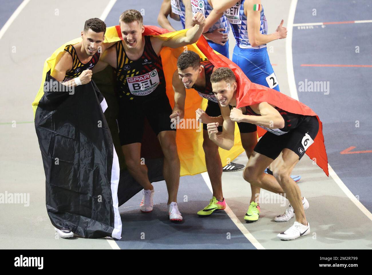 Belgian Tornado's with Belgian Kevin Borlee, Belgian Julien Watrin ...
