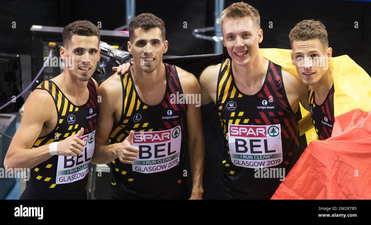 Belgian Tornado's with Belgian Kevin Borlee, Belgian Jonathan Borlee ...