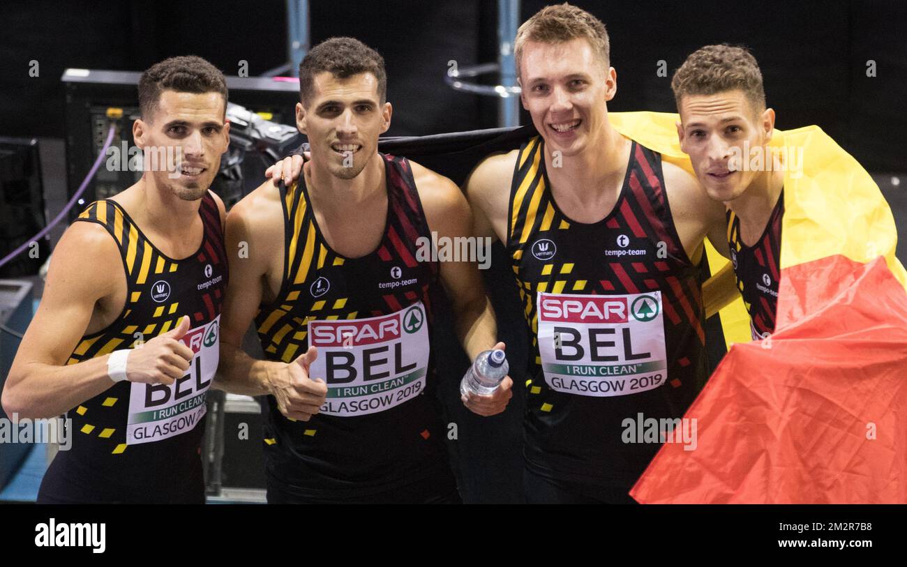 Belgian Tornado's with Belgian Kevin Borlee, Belgian Jonathan Borlee ...