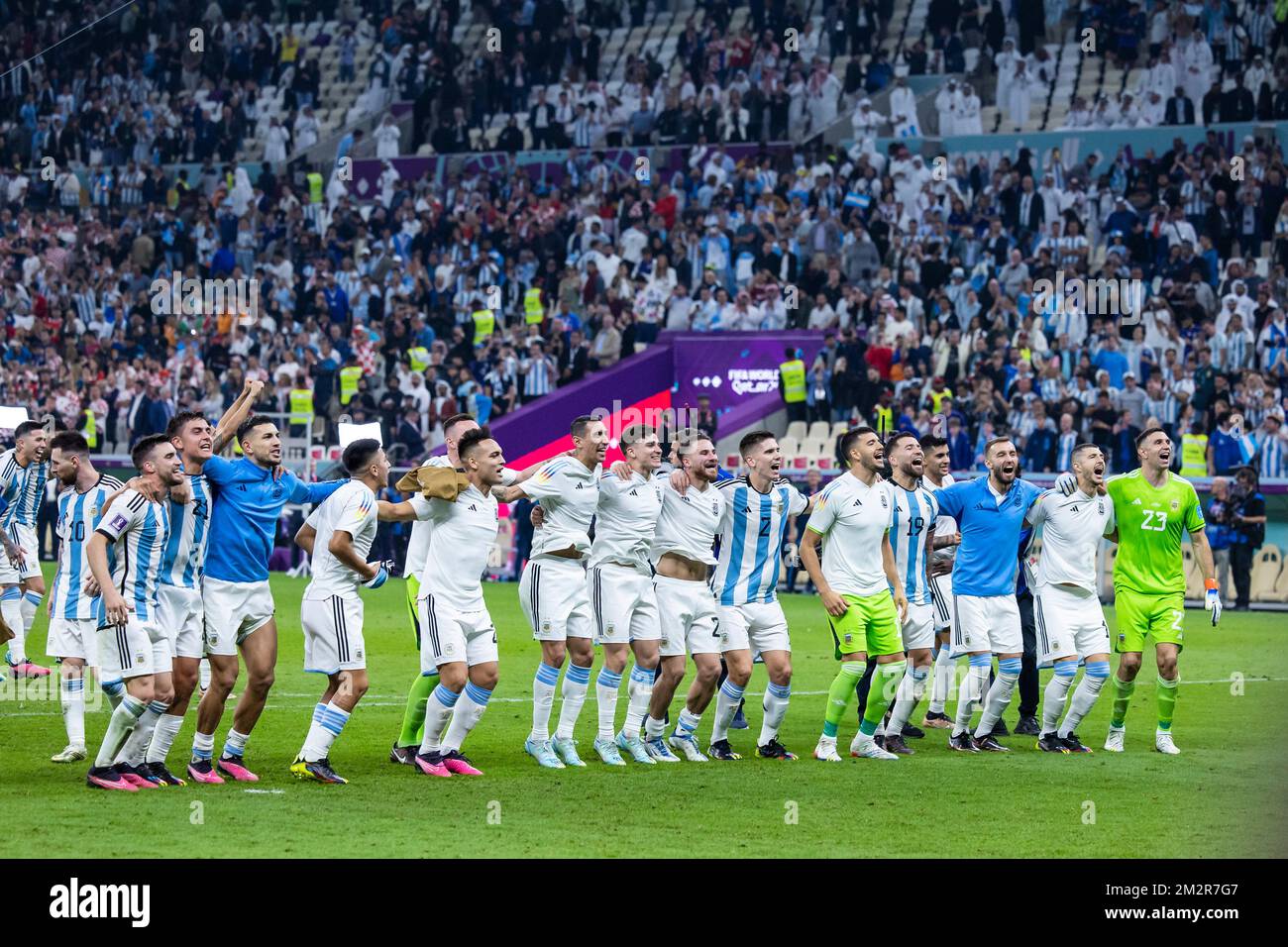Lusail, Qatar. 13th Dec, 2022. Soccer: World Cup, Argentina - Croatia ...