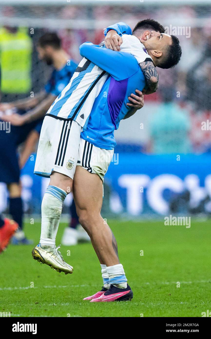 Leandro paredes lionel messi hi-res stock photography and images - Alamy