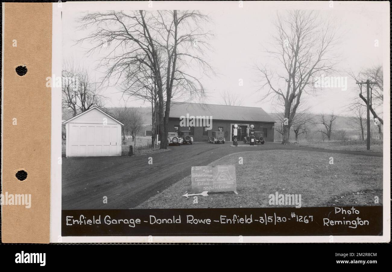 Enfield Garage, Donald Rowe, Enfield, Mass., Mar. 5, 1930 : Parcel no ...