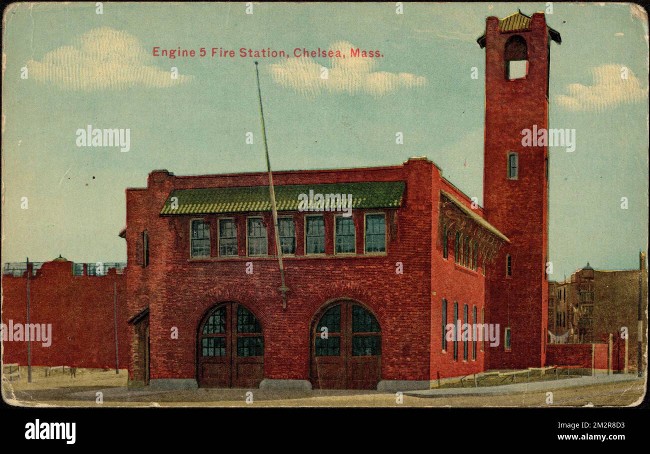 Engine 5 fire station, Chelsea, Mass. , Fire stations. Chelsea Public ...