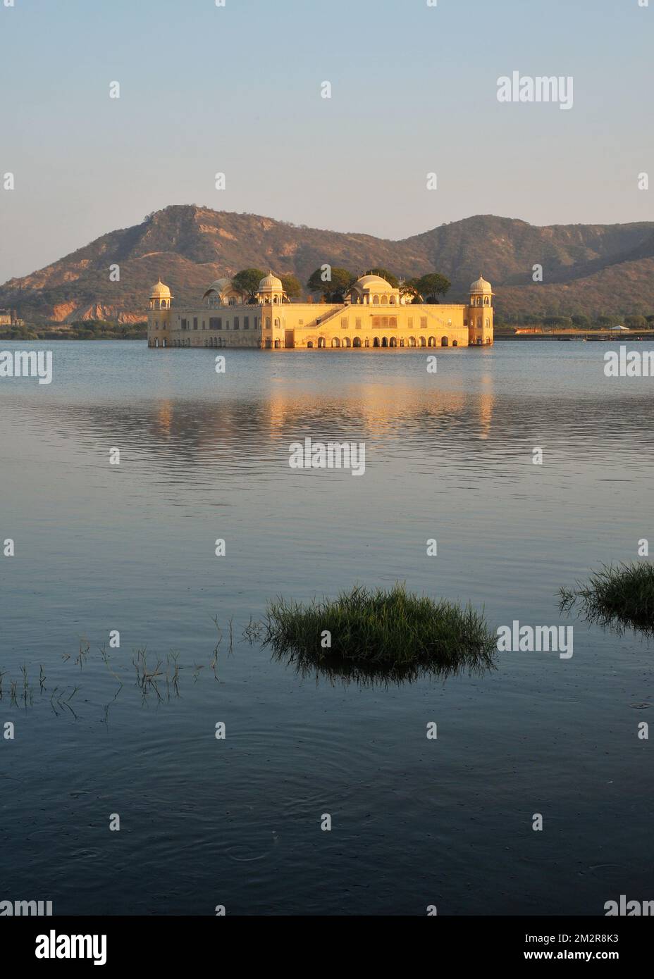 Restored Jal Mahal or Water Palace Man Sagar Lake Jaipur Rajasthan ...