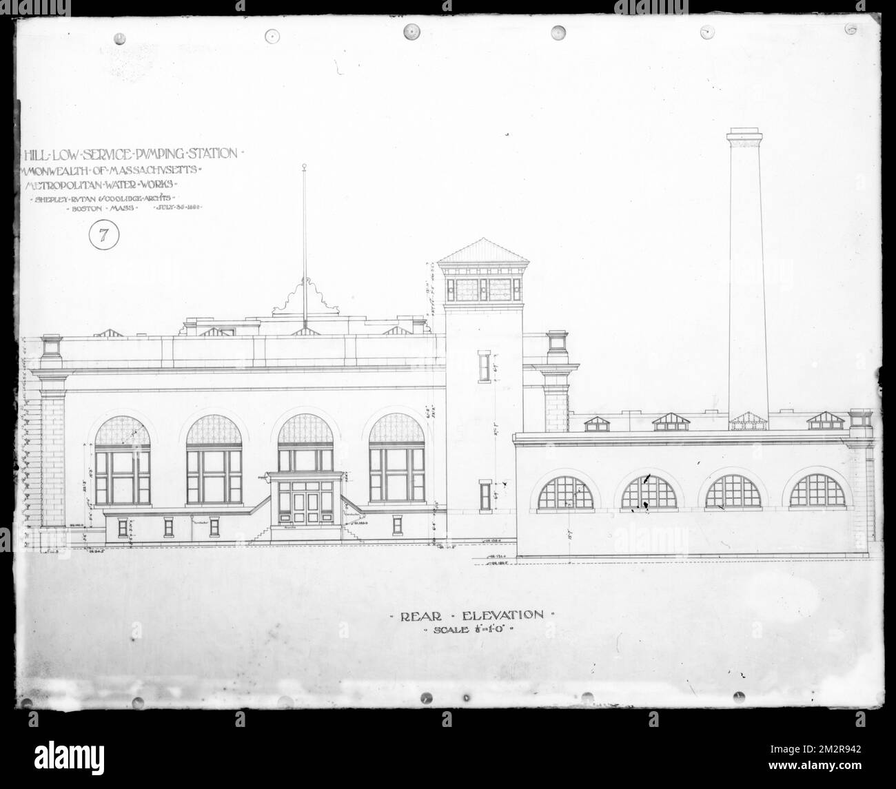 Engineering Plans, Chestnut Hill Low Service Pumping Station, plan ...