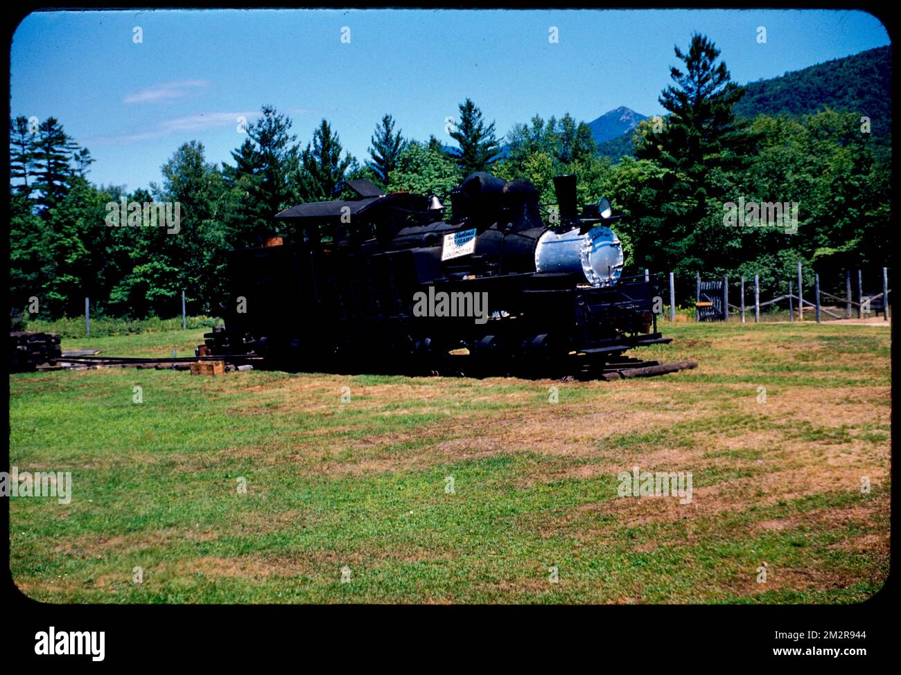 Engine, last geared locomotive, N. H. , Railroad locomotives. Edmund L ...