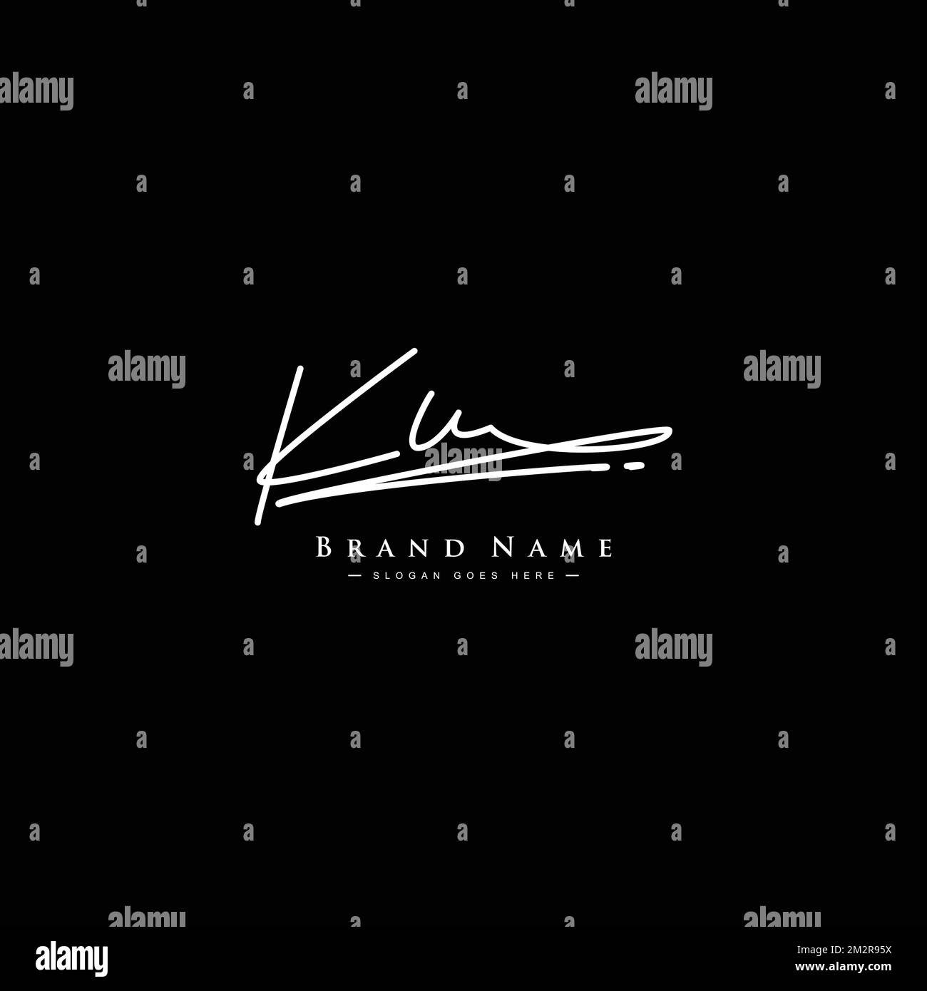 Handwritten k logo Black and White Stock Photos & Images - Alamy