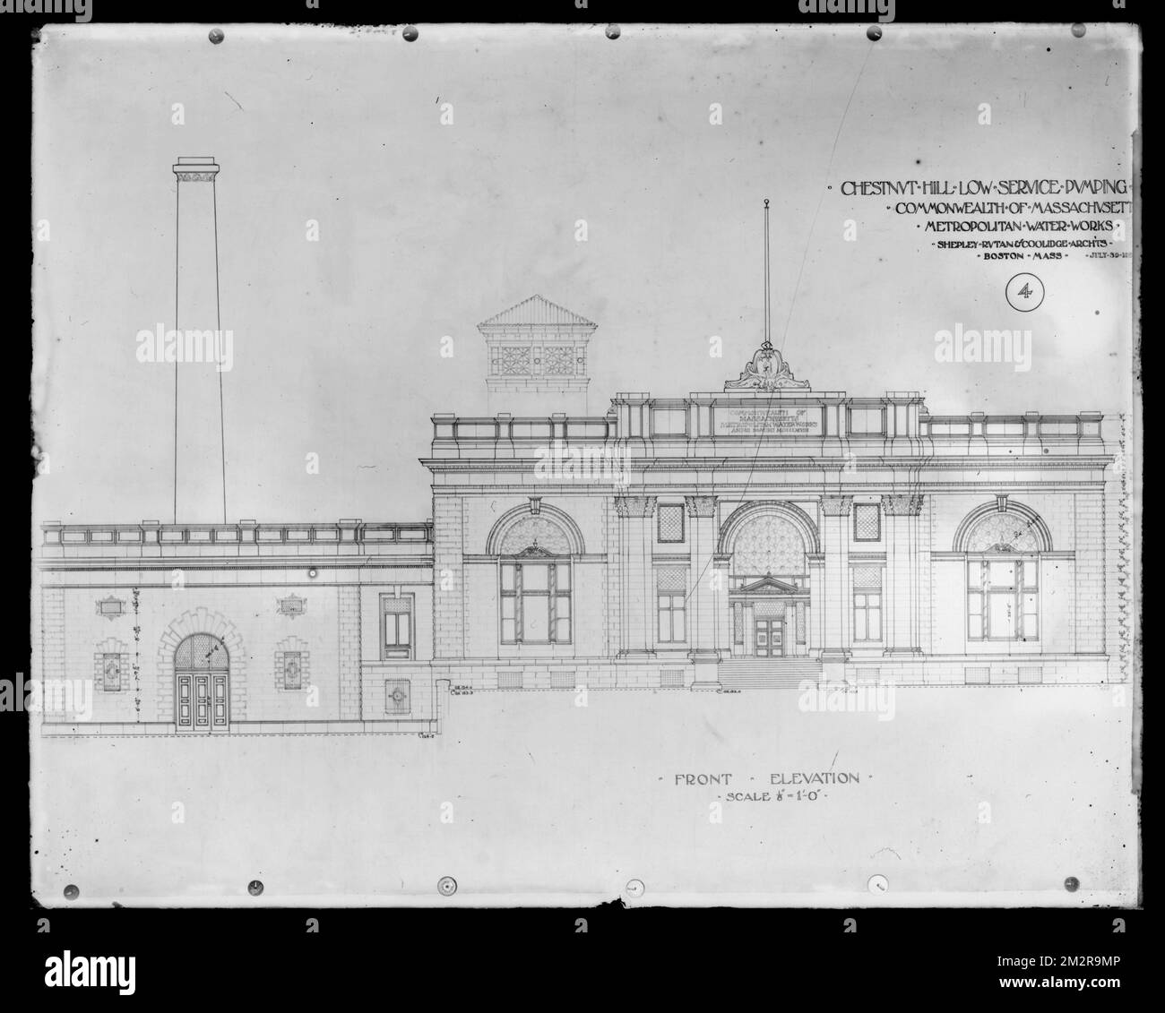 Engineering Plans, Chestnut Hill Low Service Pumping Station, plan ...