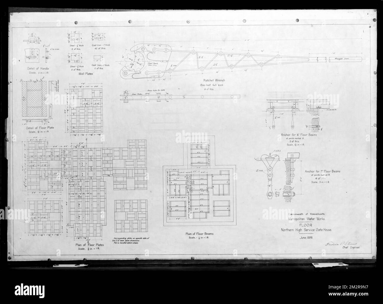 Engineering Plans, Distribution Department, Northern High Service ...