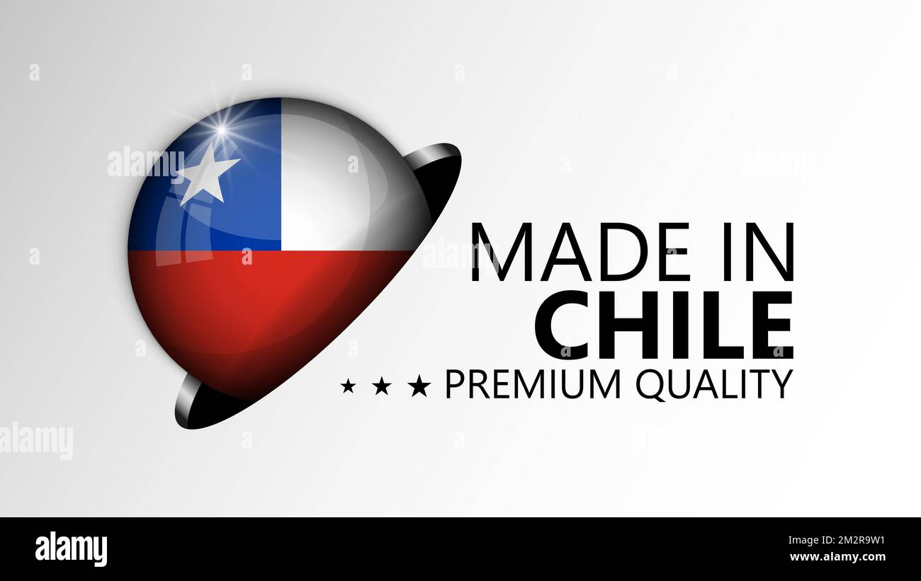Made in Chile graphic and label. Element of impact for the use you want ...