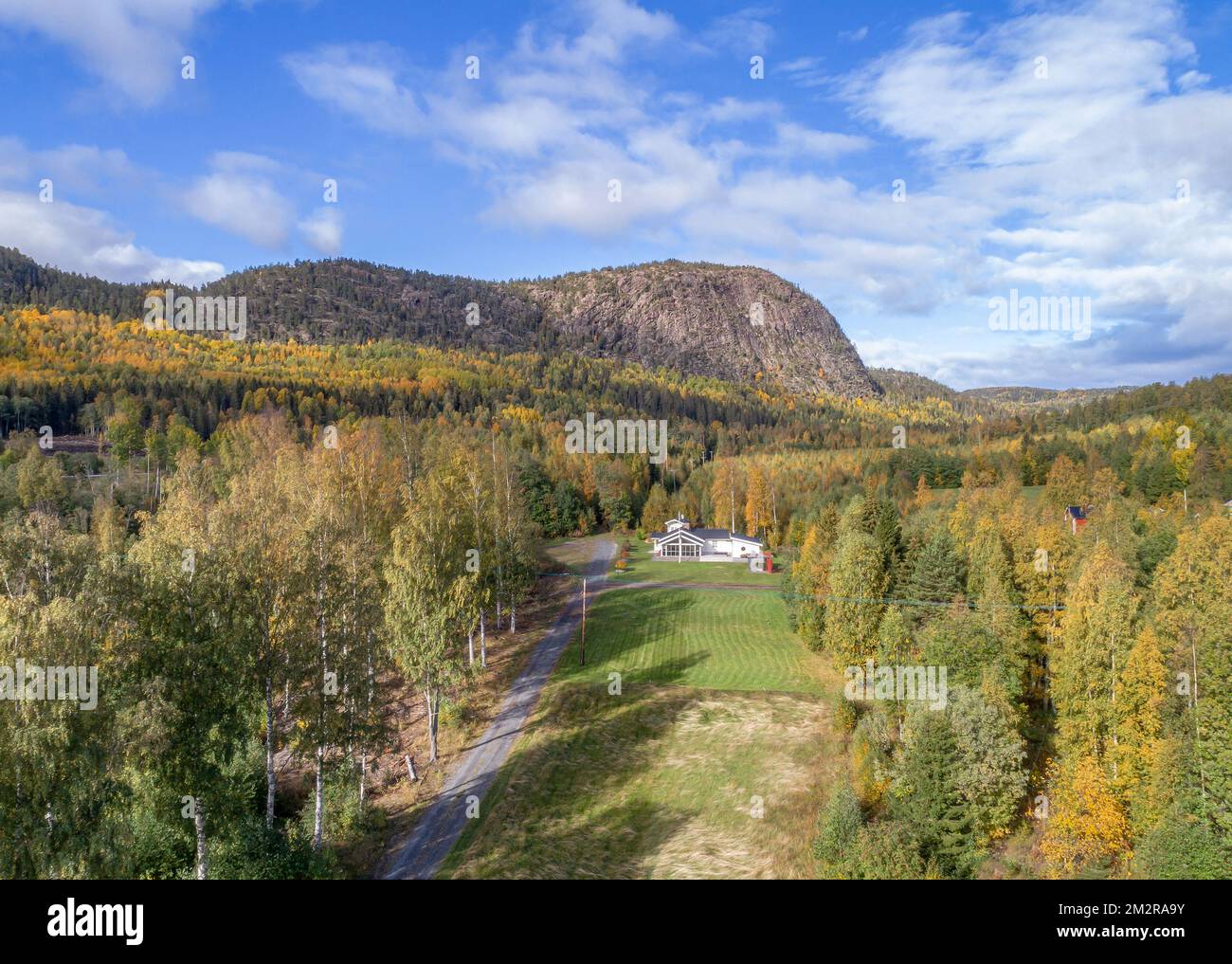 view of mountain and the sea at skuleberget campsite caravan camping in ...