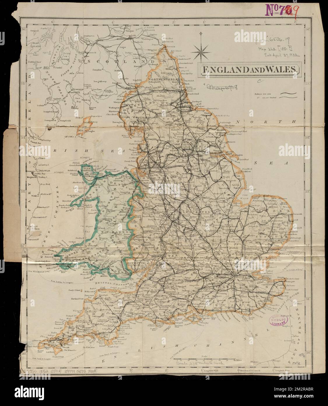 England and Wales , Railroads, England, Maps, Railroads, Wales, Maps ...