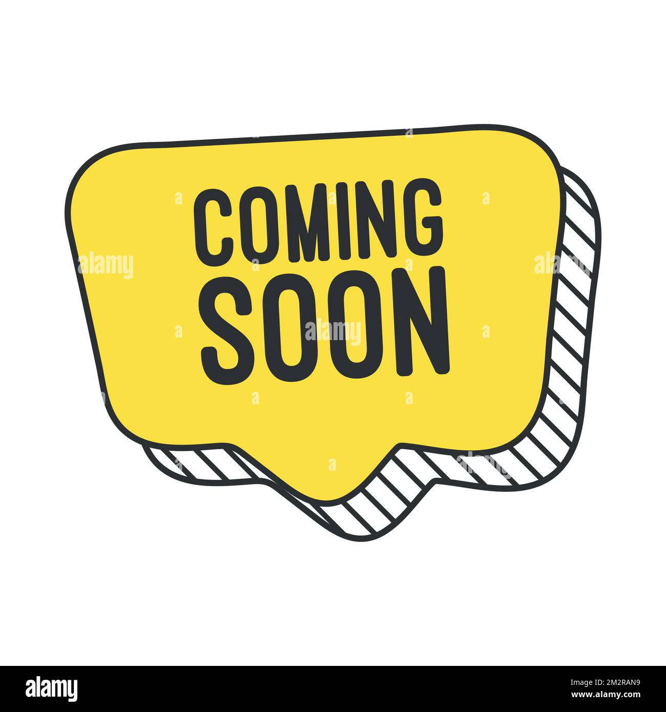 Coming Soon Sign Speech Bubble. Vector illustration eps 10 Stock Vector ...