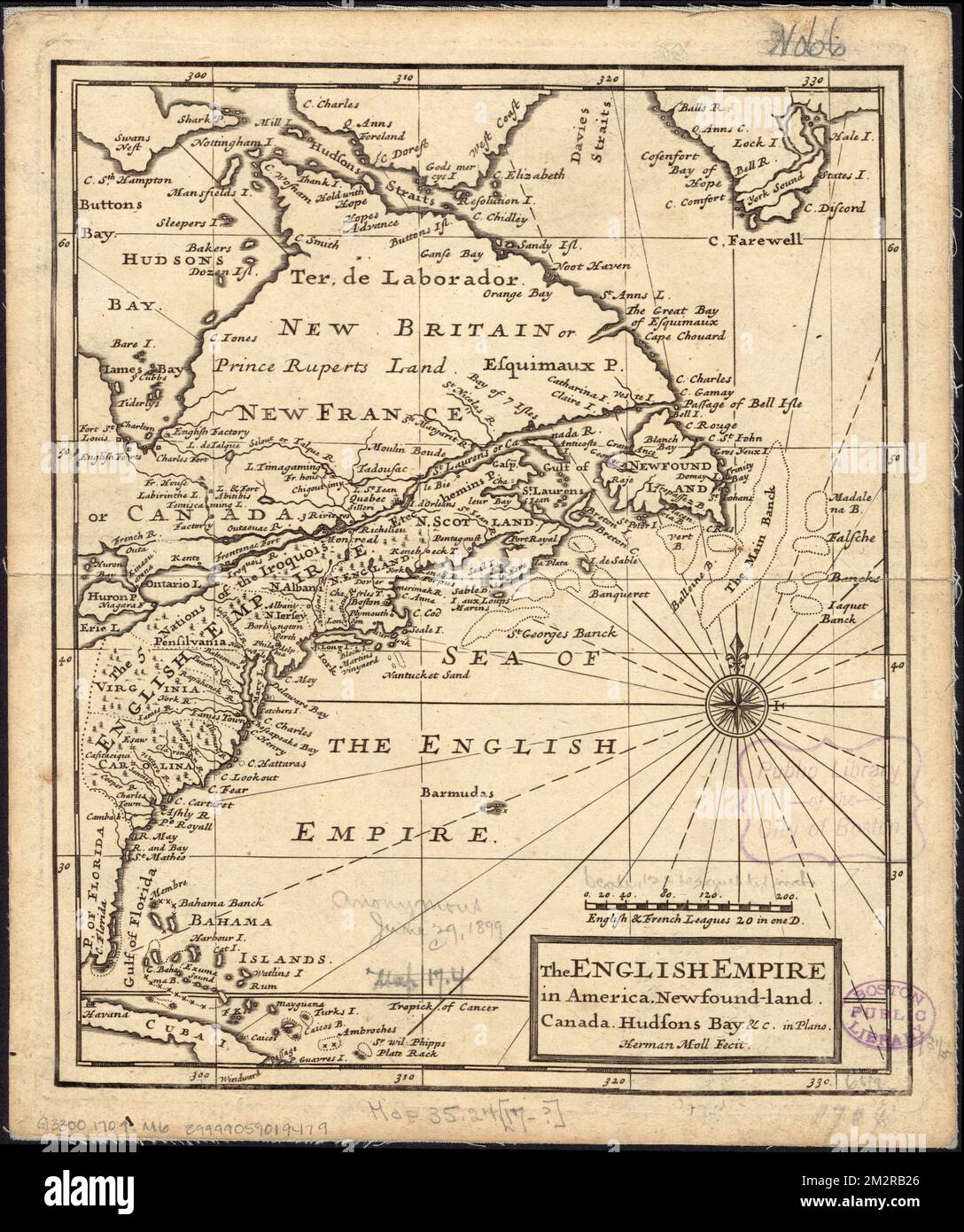 Newfound map hi-res stock photography and images - Alamy