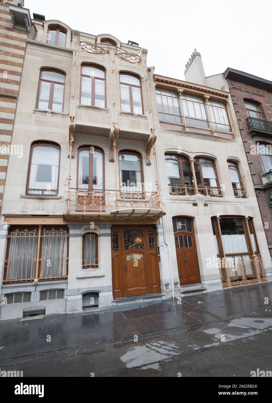 Illustration picture taken during a press visit to the Horta Museum in ...