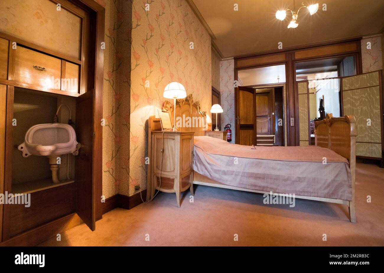 Illustration picture taken during a press visit to the Horta Museum in ...