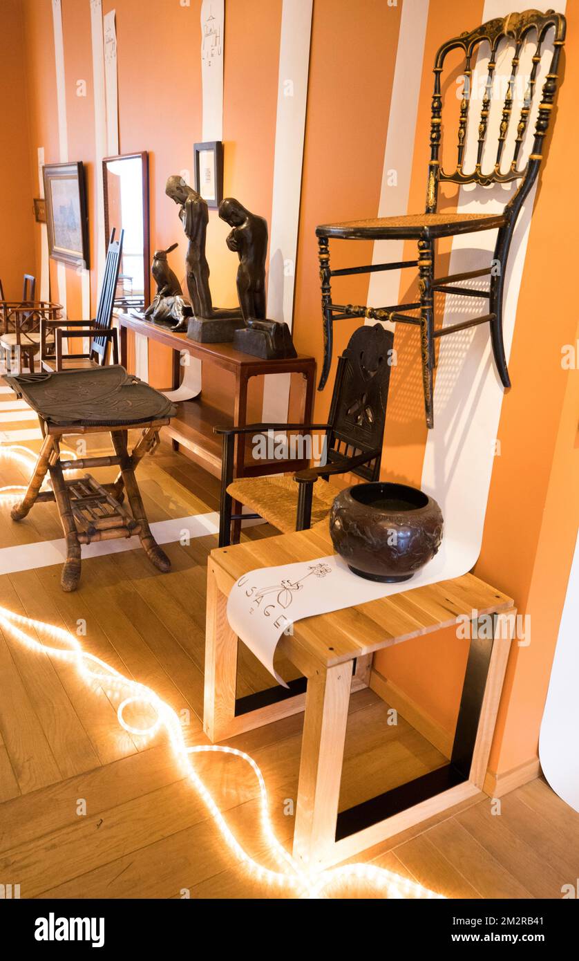 Illustration picture shows a press visit to the Horta Museum in ...