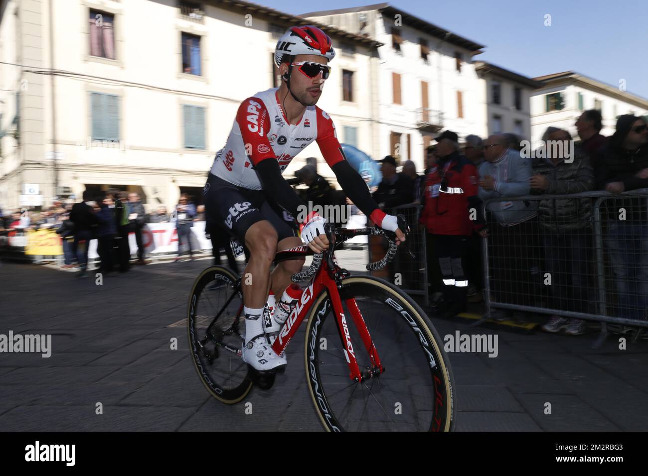 Belgian Victor Campenaerts of Lotto Soudal pictured at stage 2 of the ...