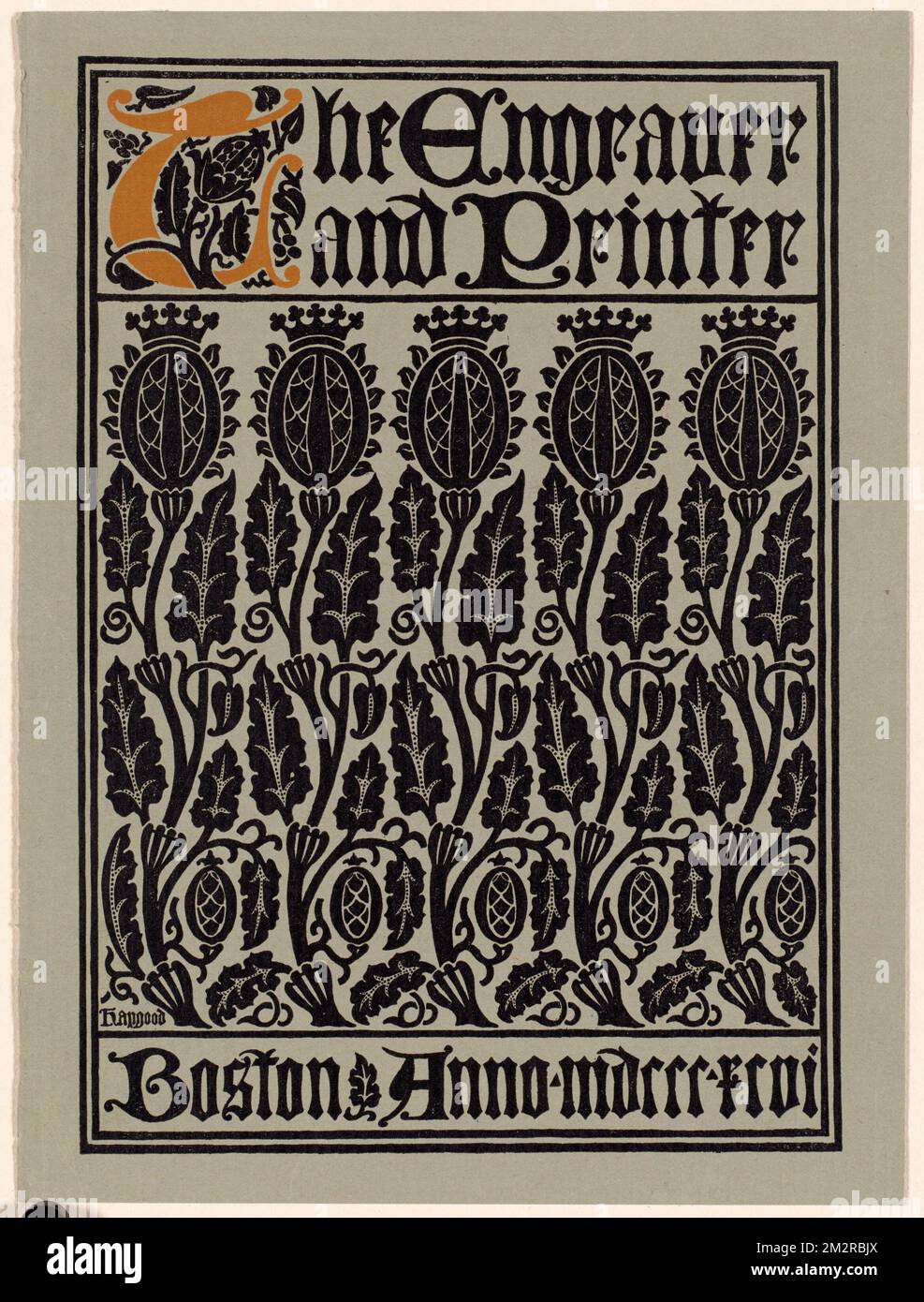 The engraver and printer , Printing industry, Periodicals Stock Photo ...