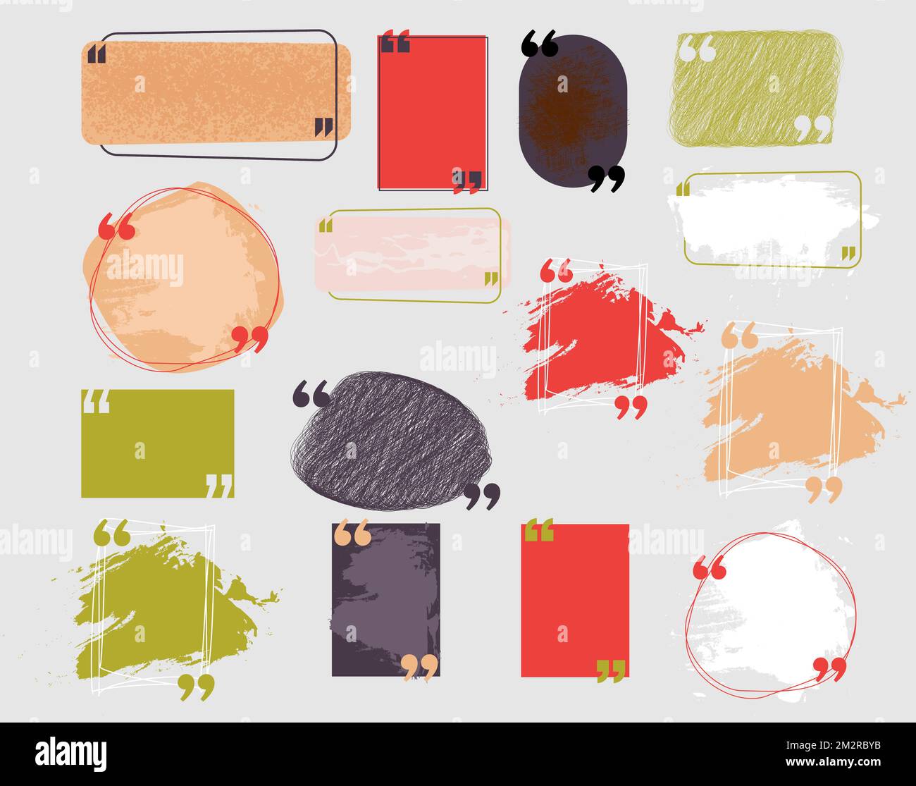 Quote frames Quote remark, text in brackets, text box icon Stock Vector ...