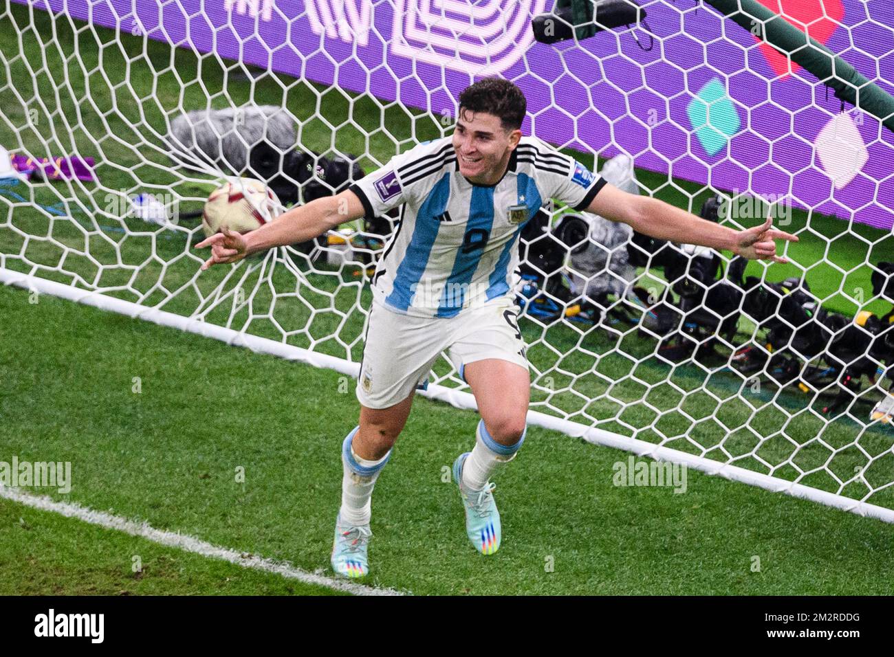 December 13, 2022, Lusail, Qatar: Lusail Stadium Julian Alvarez of ...