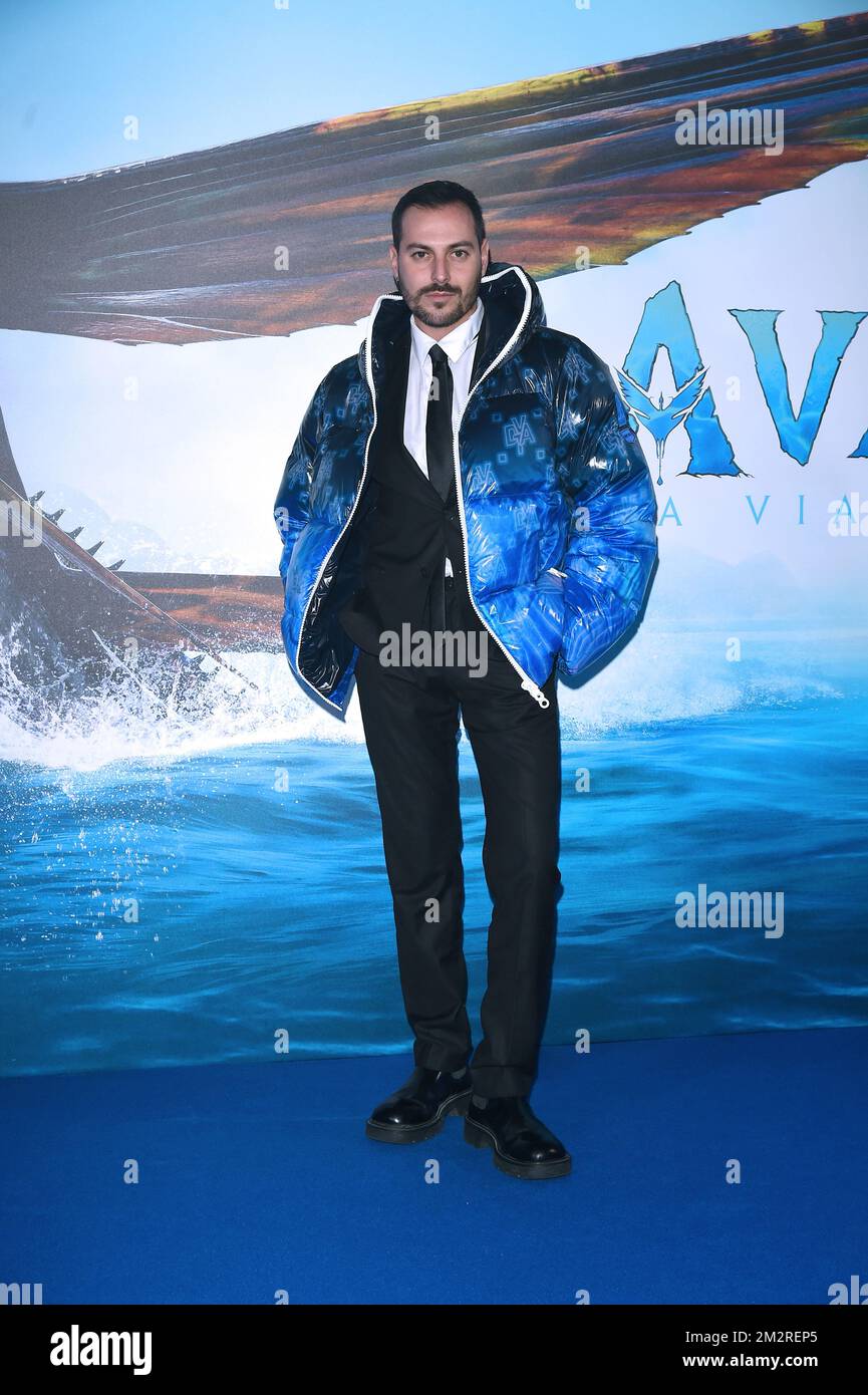 Milan, Italy. 14th Dec, 2022. Milan, preview of the film "Avatar - la ...