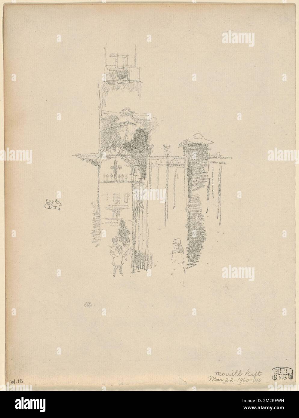Entrance gate , Churches, Gates. James McNeill Whistler (1834-1903 ...