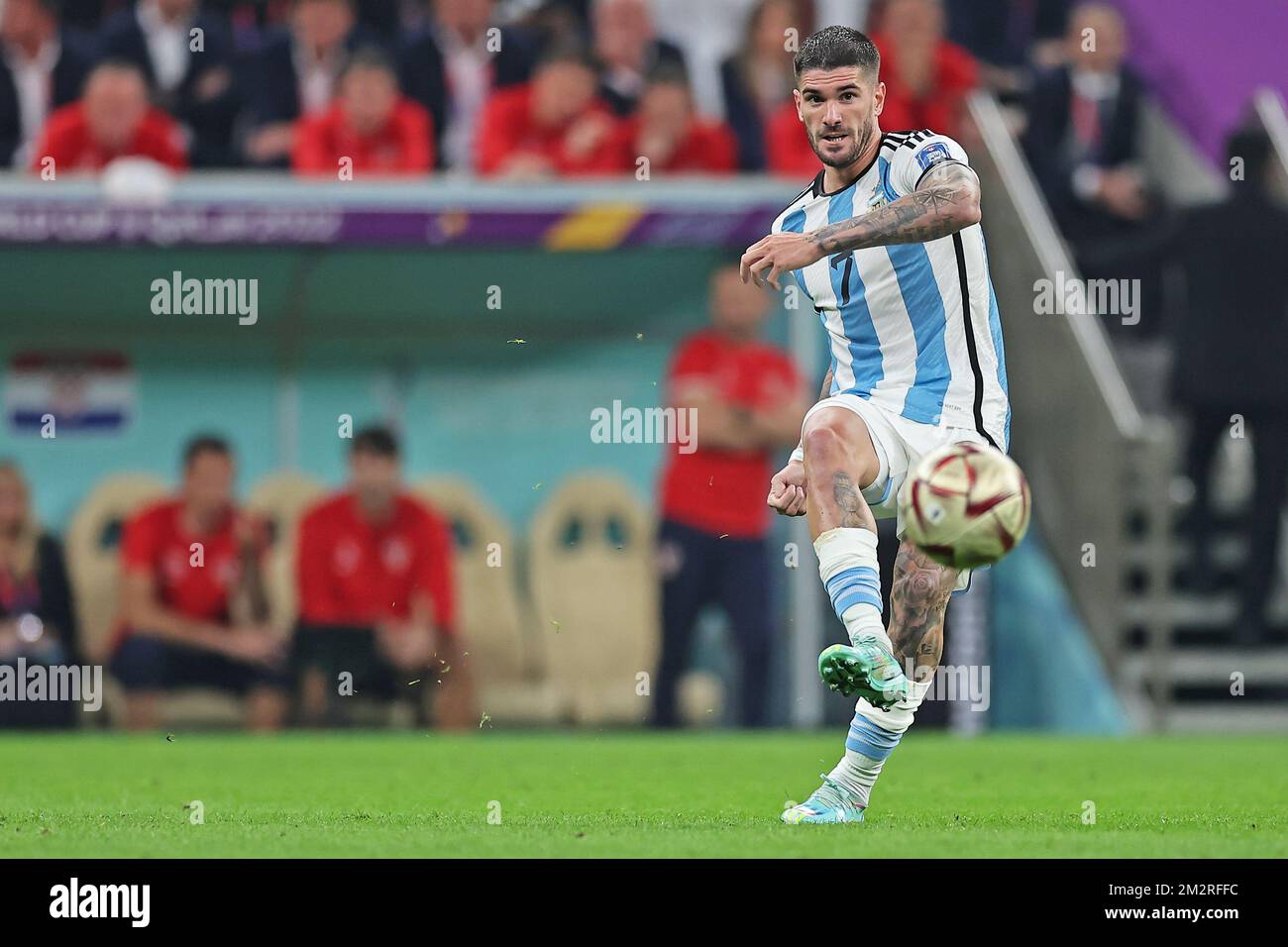 Rodrigo de Paul of Argentina during the FIFA World Cup Qatar 2022 match ...