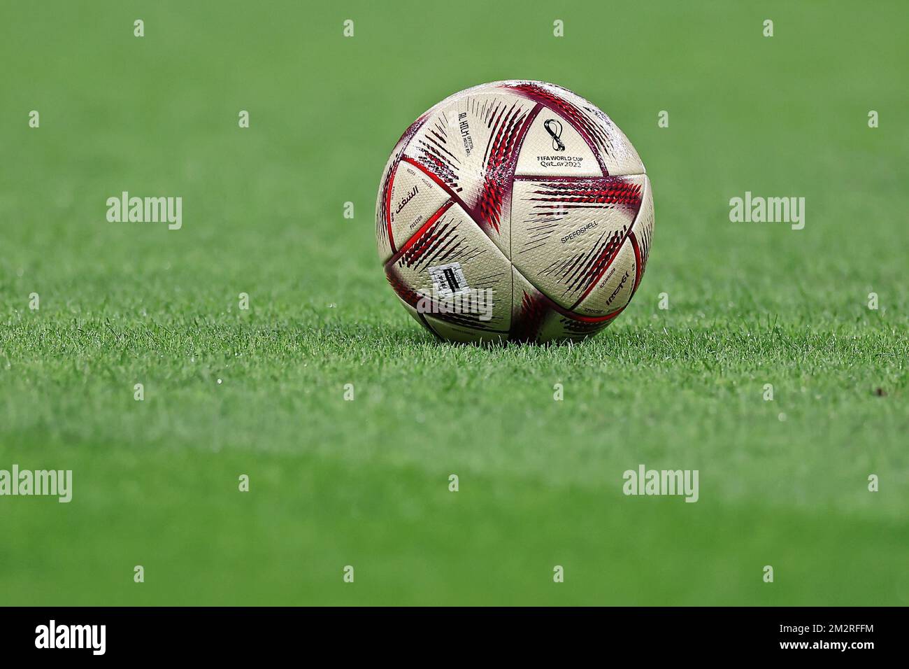 The FIFA World Cup official ball Al Hilm during the FIFA World Cup ...